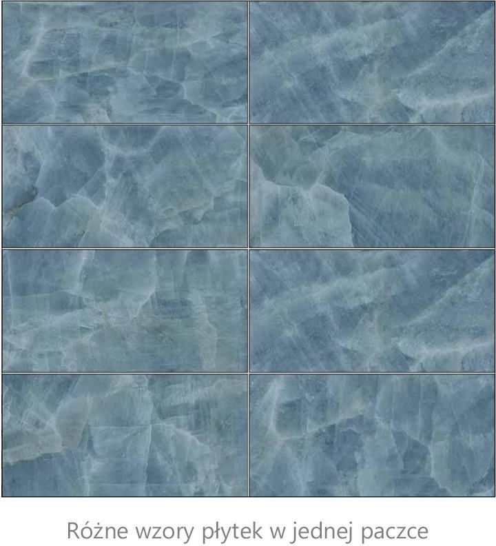 Płytki Geotiles Frozen Blue Rekt. 60x120 - Opinie i ceny na Ceneo.pl