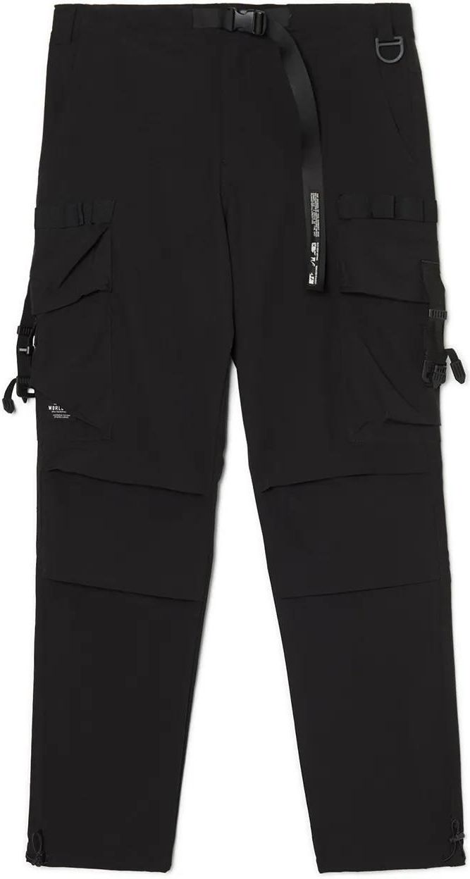 Cropp Czarne Joggery Techwear Z Kieszeniami Cargo Czarny Ceny I