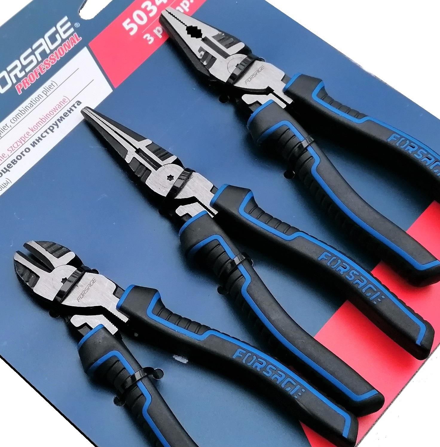 Forsage Zestaw Szczypiec 3El Kombinerki Szczypce Obcinak 54808 - Opinie i ceny na Ceneo.pl