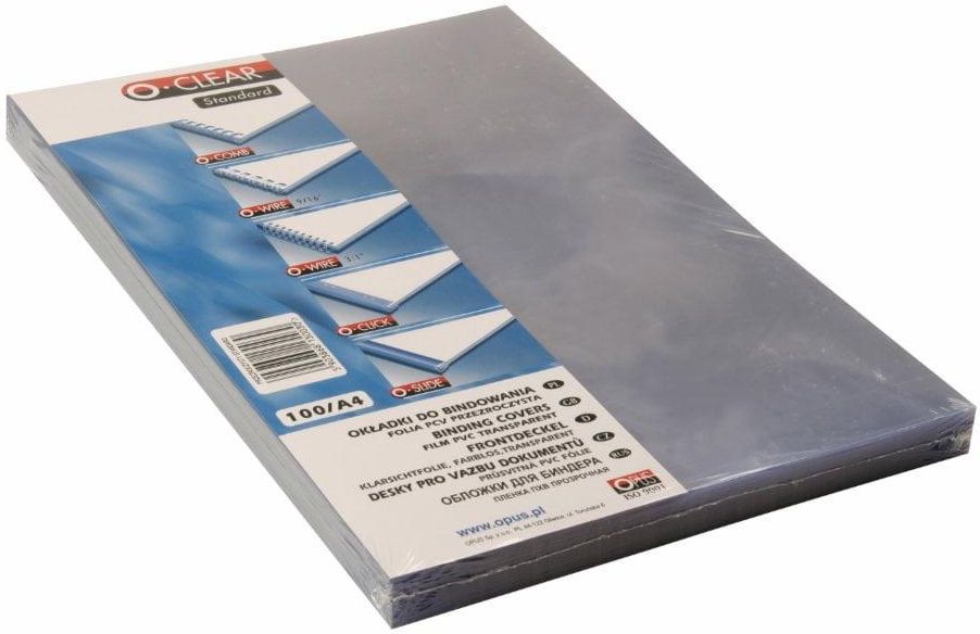 Opus Okładki Do Bindowania A4 100 Szt. O.Clear Przód - ceny i opinie ...