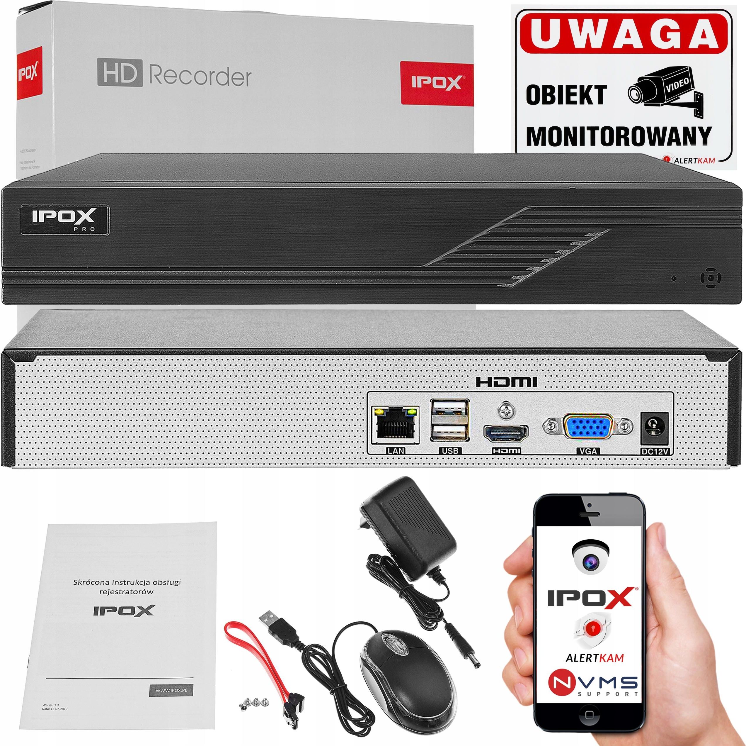 Rejestrator Ipox Na 4 Kamery Do 6Mp Px-Nvr0481H-S - ceny i opinie - Ceneo.pl