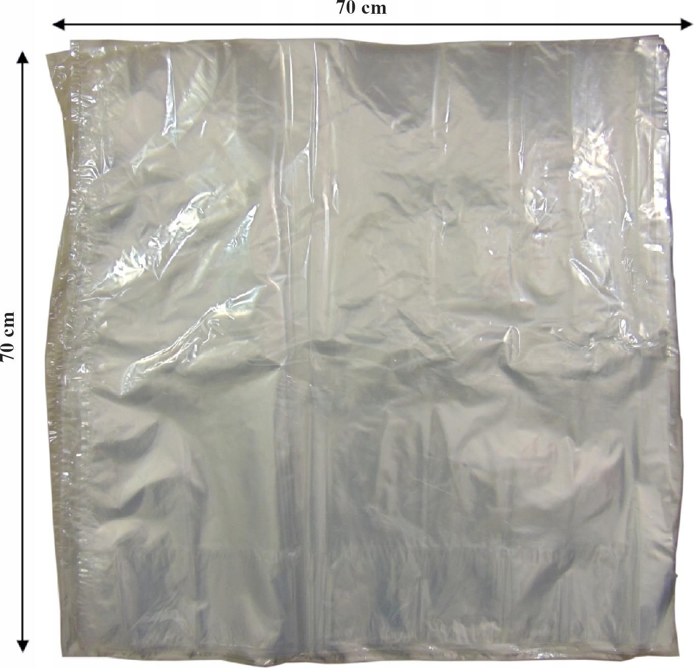 Worki Foliowe Przezroczyste 70X70Cm 10 Sztuk - Ceny i opinie - Ceneo.pl