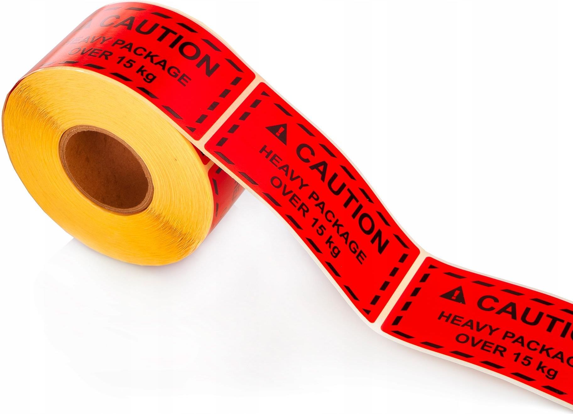 Etykiety Caution- Heavy Package Over 15Kg 500Szt - Ceny i opinie - Ceneo.pl