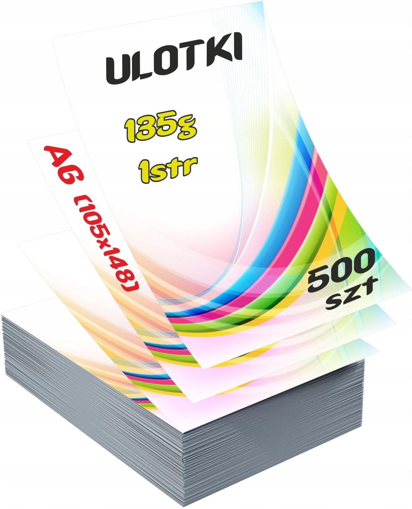 Ulotki A6 500Szt 1Str 135G - Ceny i opinie - Ceneo.pl