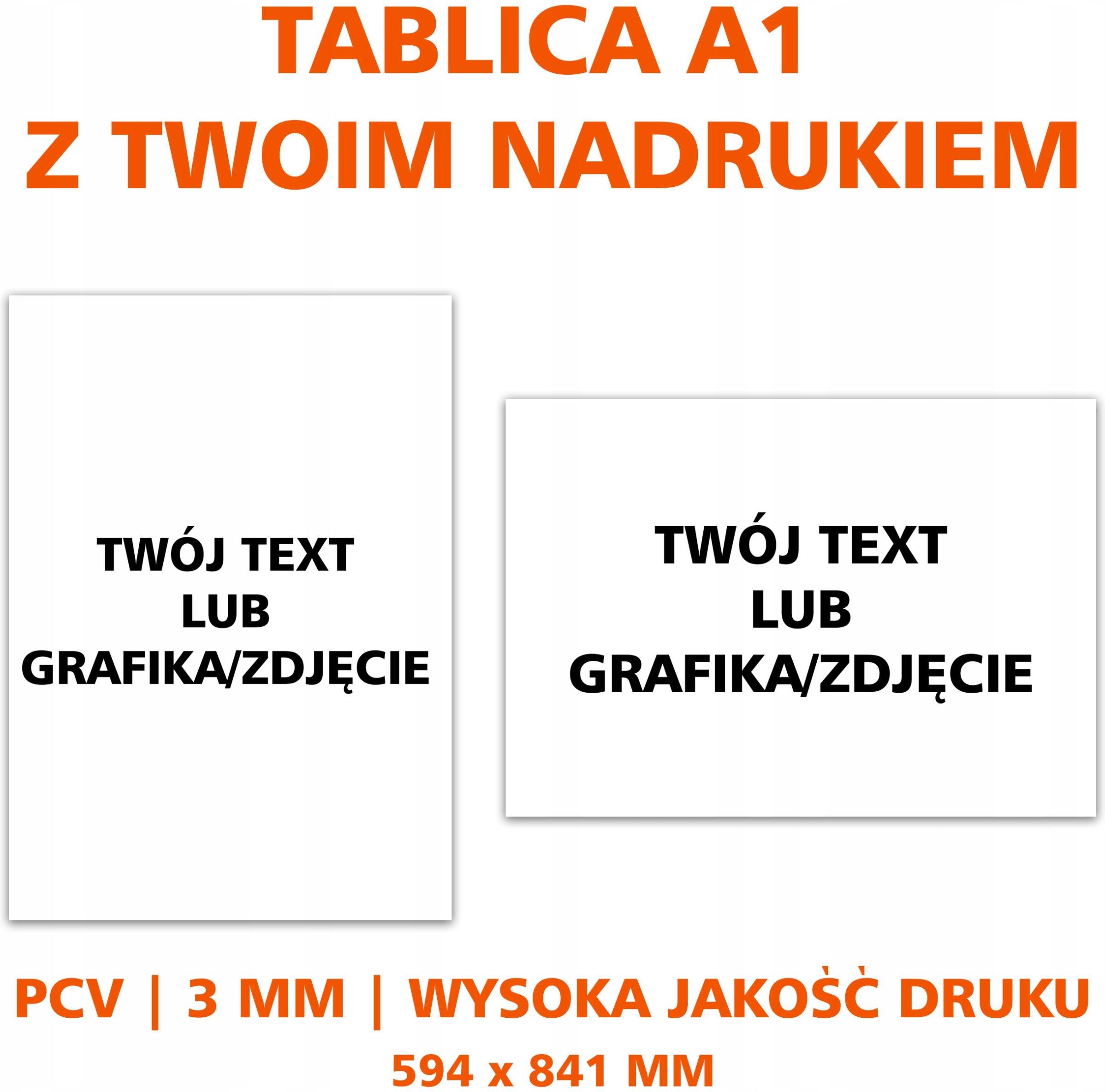 Tablica Pcv Rozmiar A1 Twój Wydruk - Ceny i opinie - Ceneo.pl