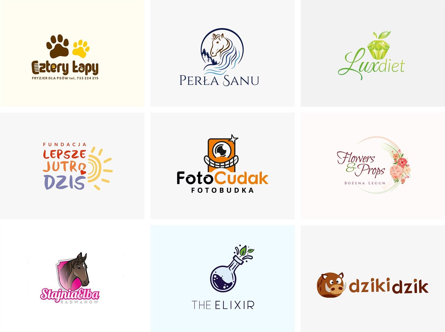 Projekt Logo Logotyp Firmy Projektowanie Wektorowe - Ceny i opinie ...