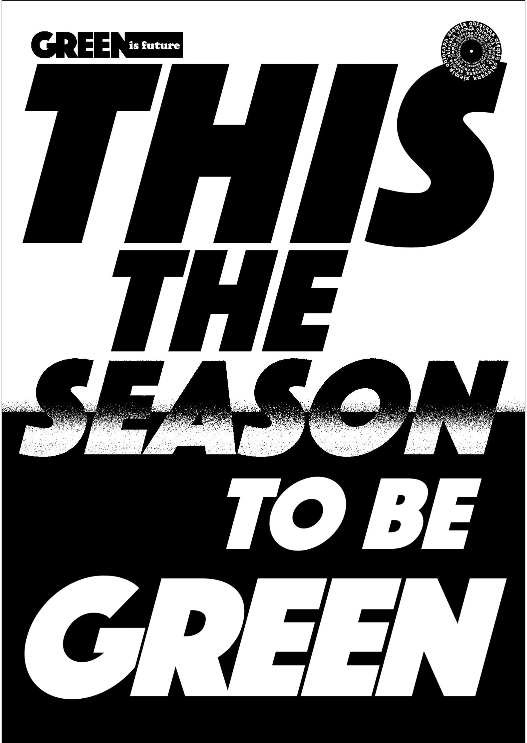 Ziemia Obiecana Jami Green.Typo.White Zeszyt 80A4 W Kratkę Okładka Fol ...