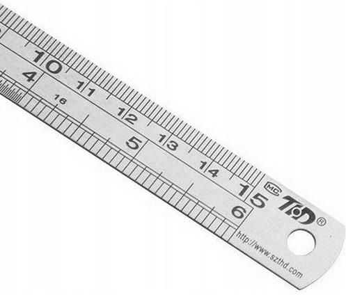 Linijka Cm Skala W Centymetrach Nierdzewna 15Cm - Ceny i opinie - Ceneo.pl