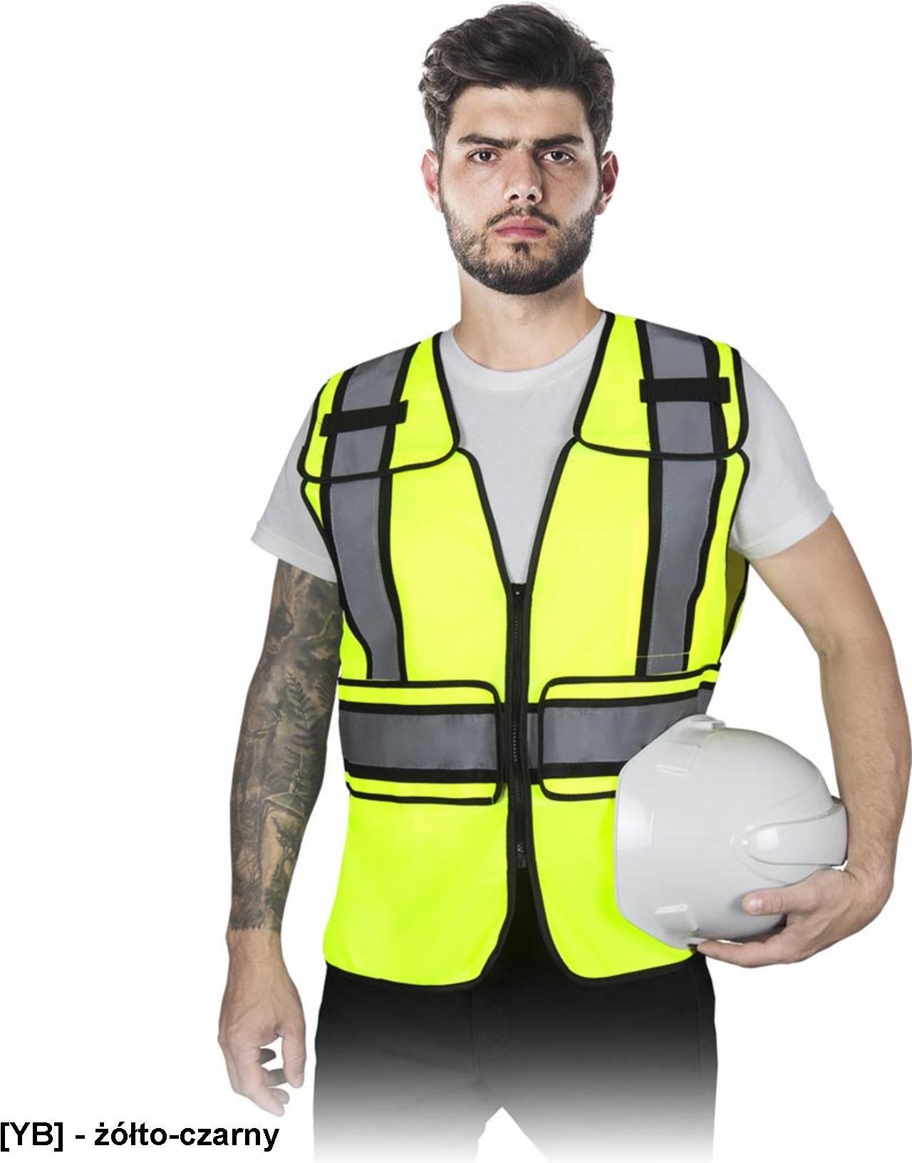 R.E.I.S. Kos-Flex - Kamizelka Ostrzegawcza Z Pasami Odblaskowymi 3Xl - Ceny i opinie - Ceneo.pl