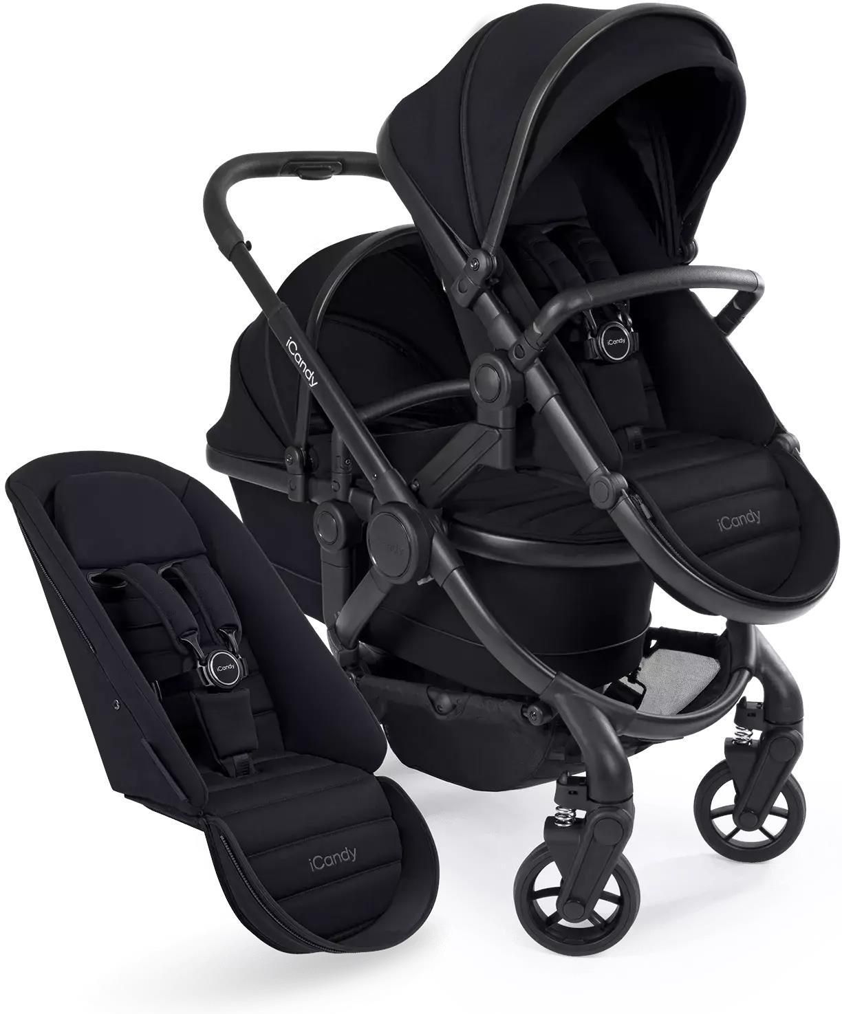 Wózek Wózek iCandy Peach 7,podwójny 2w1 z akcesoriami podstawowymi ...