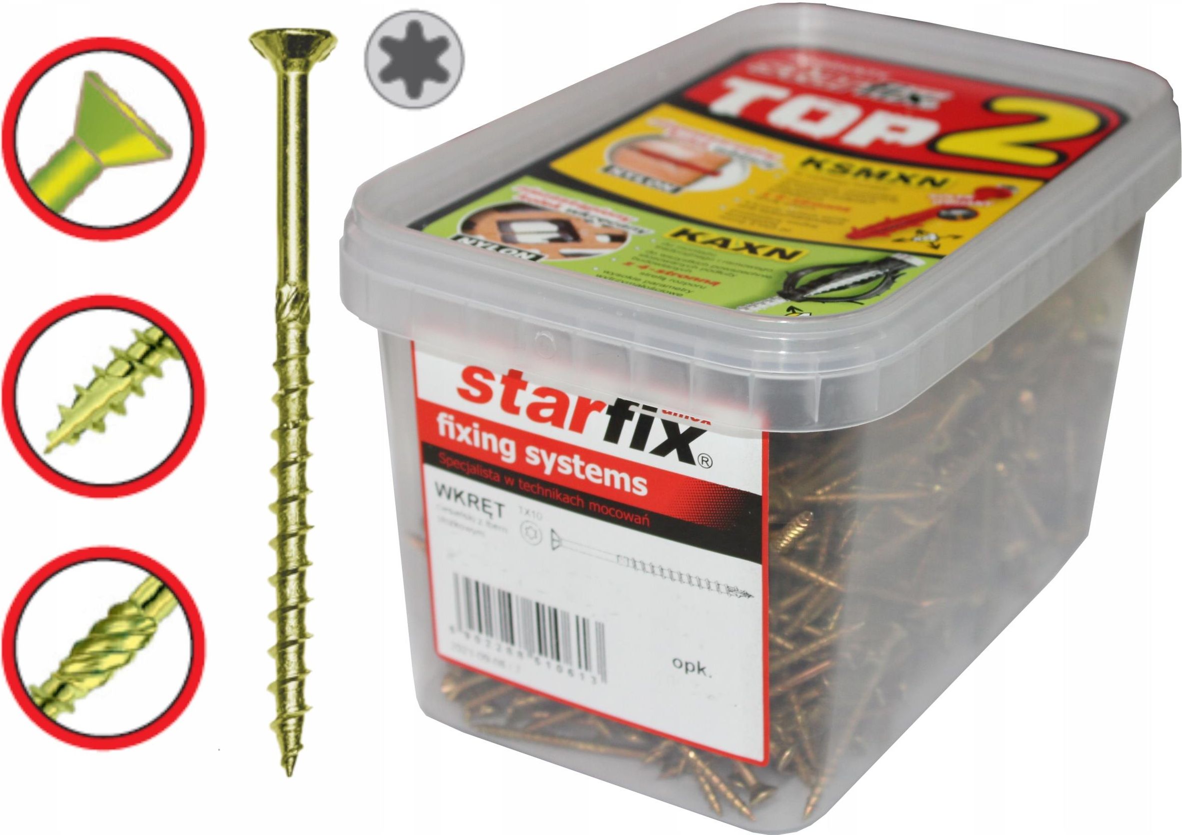 Starfix Wkręt Ciesielski Awcs Torx 6X120 P100 - Opinie i ceny na Ceneo.pl