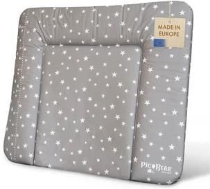 Picbear Pic Bear Mata Do Przewijania 72X85Cm Gwiazdki Szaro Białe ...