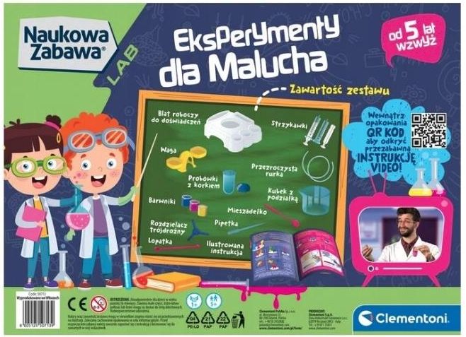 Clementoni Eksperymenty Chemia Dla Dzieci Laboratorium Nauka - Ceny i ...