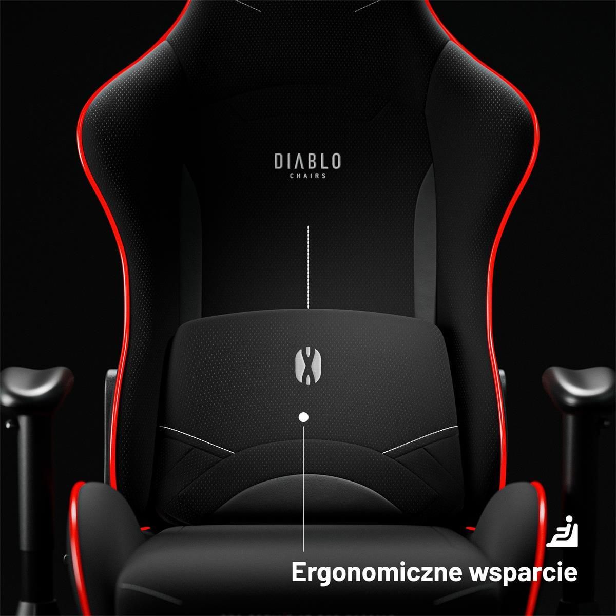 Fotel dla gracza Diablo X-Starter LED czarny - Ceny i opinie - Ceneo.pl