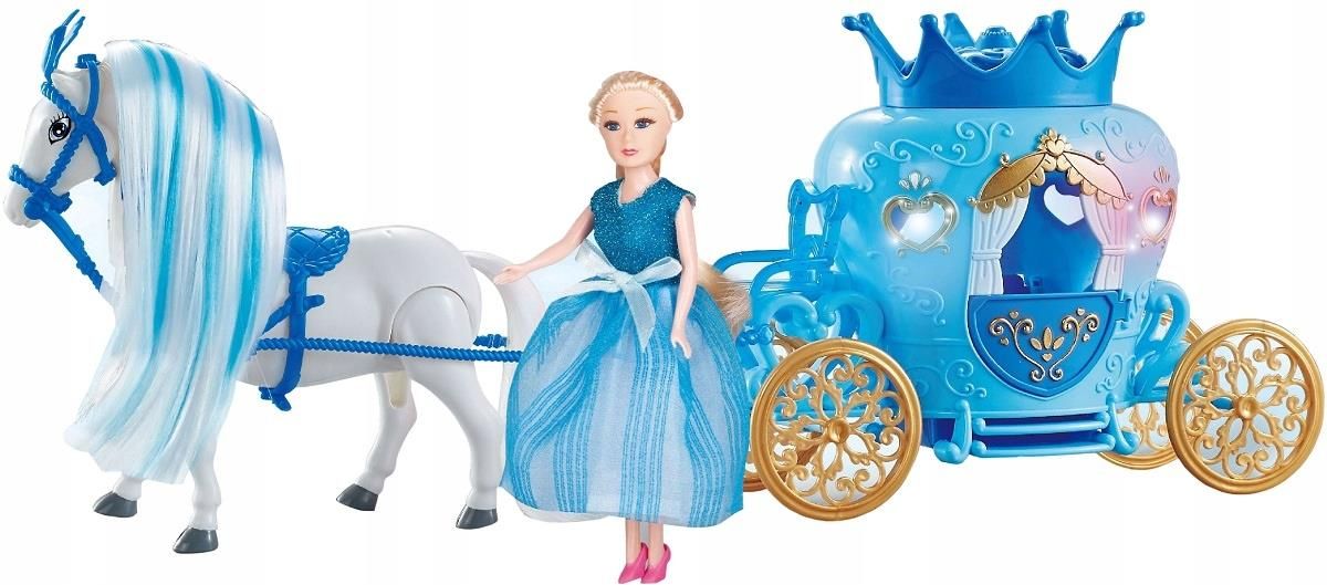 Nicola Toys Kareta Dla Lalek Koń Chodzący Lalka Karoca 4260 - Ceny i ...
