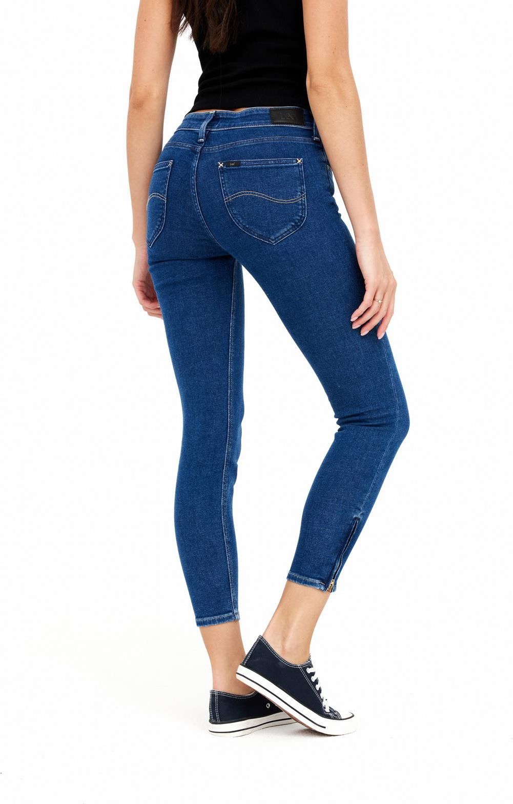 LEE SCARLETT CROPPED BLUE BLACK L30CROEX - Ceny i opinie - Ceneo.pl