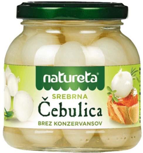Natureta Marynowana Cebulka Perłowa Cebulki W Occie Pikle Srebrna ...