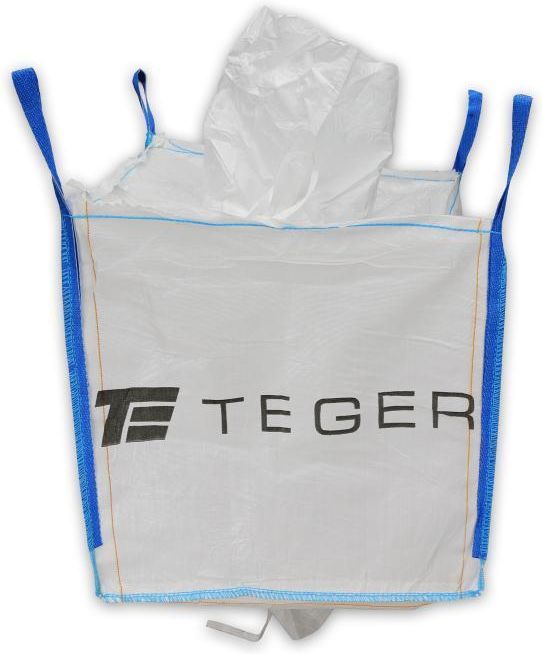 Teger Worek Big Bag 500Kg. 90X90X90. 4 Uchwyty. Lej Zasypowy / Lej ...