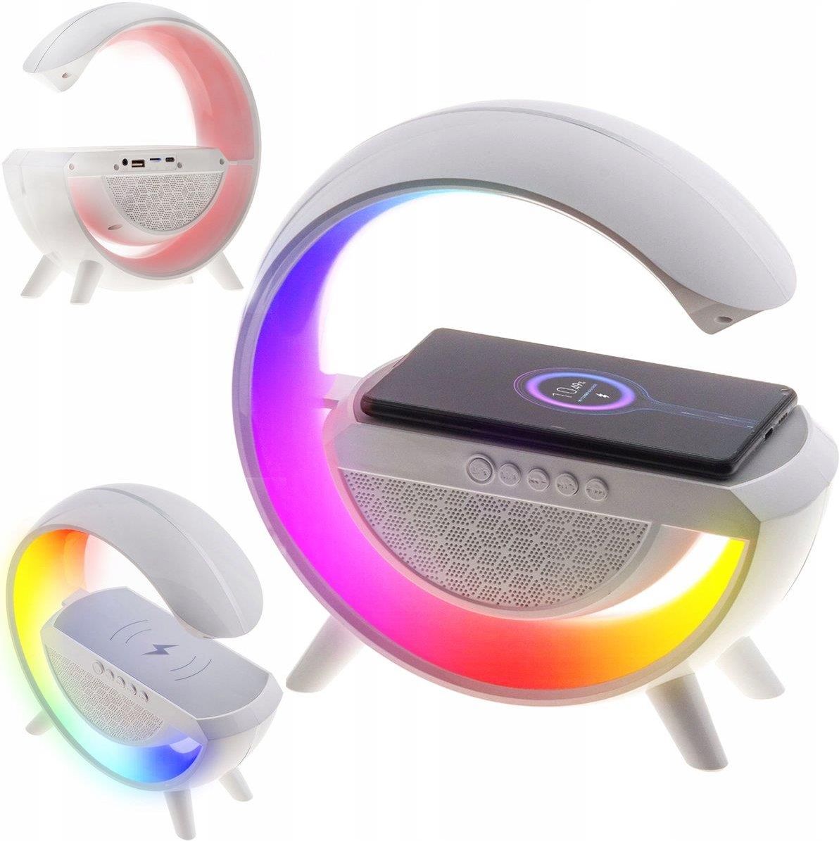 Lampa Appio Lampka Led Ładowarka Qi Głośnik Rgb Gaming Radio ...