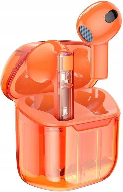 Słuchawki Borofone Tws BW23 Pomarańczowy - Opinie i ceny na Ceneo.pl