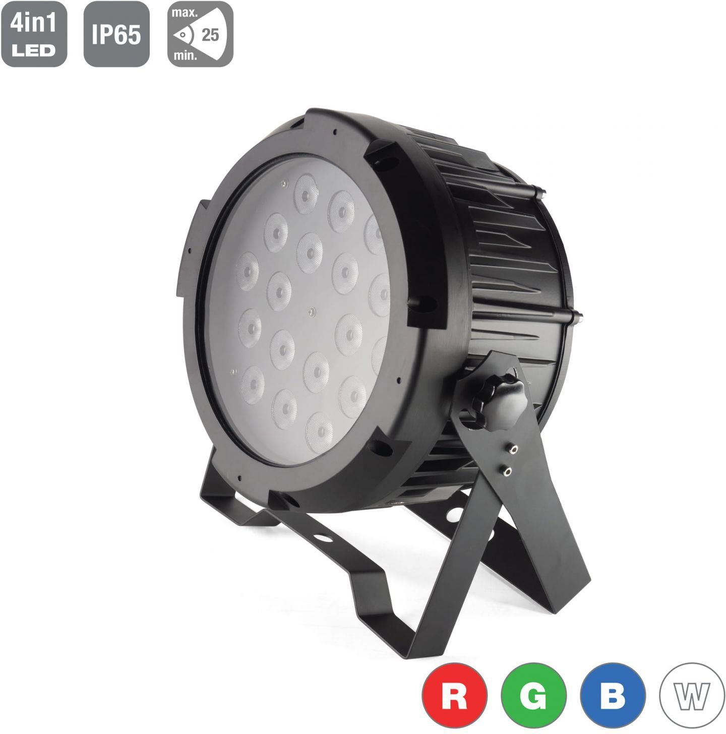 Flash LED PAR 18x10W IP65 - reflektor PAR F7100330 - Sprzęt oświetleniowy - Ceny i opinie - Ceneo.pl