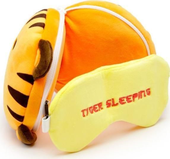 Relaxeazzz Tygrys Pluszowy Zestaw: Podszuka + Opaska Na Oczy - Opinie i ...