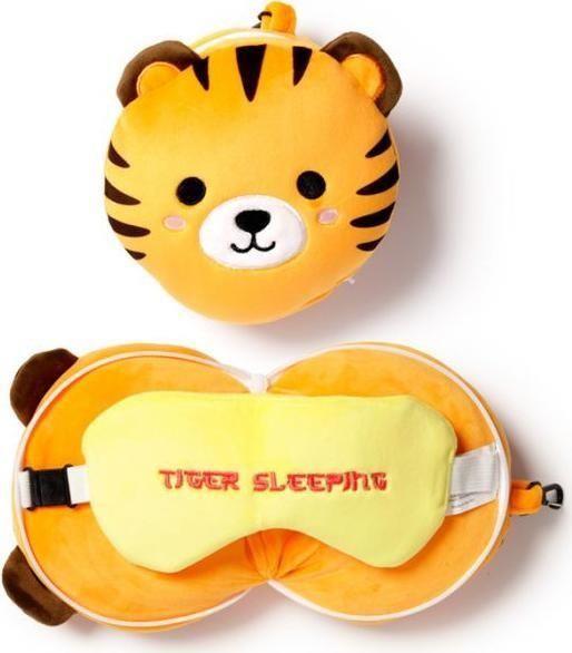 Relaxeazzz Tygrys Pluszowy Zestaw: Podszuka + Opaska Na Oczy - Opinie i ...