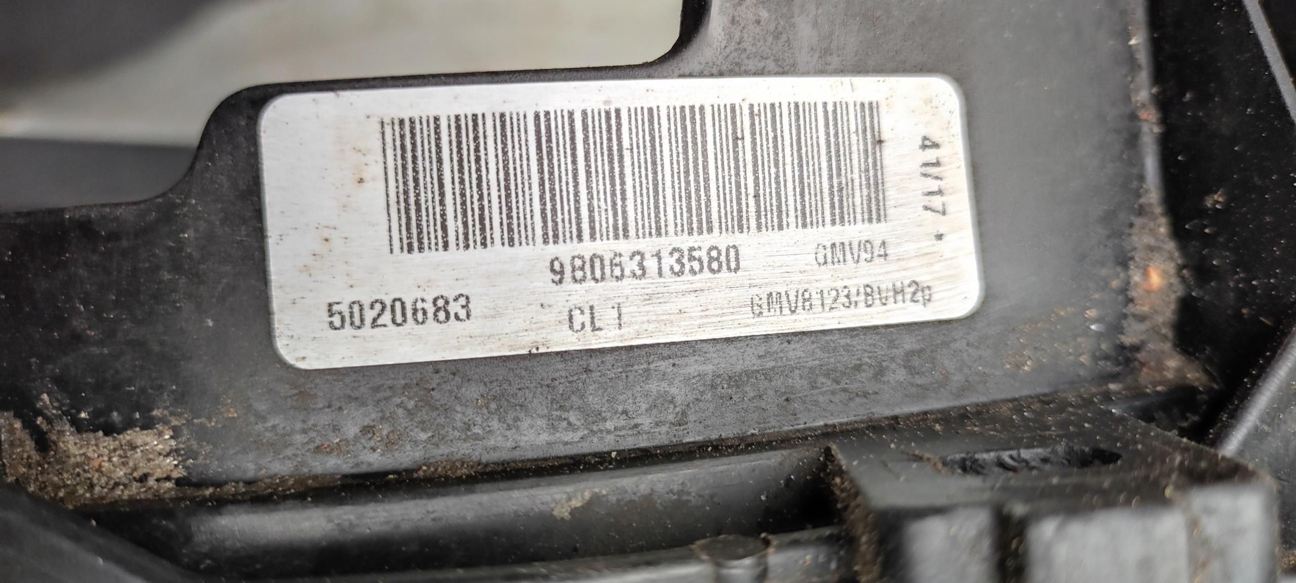 Citroen Oe Citroen Wentylator Chłodnicy Peugeot Citroen 9806313580 ...