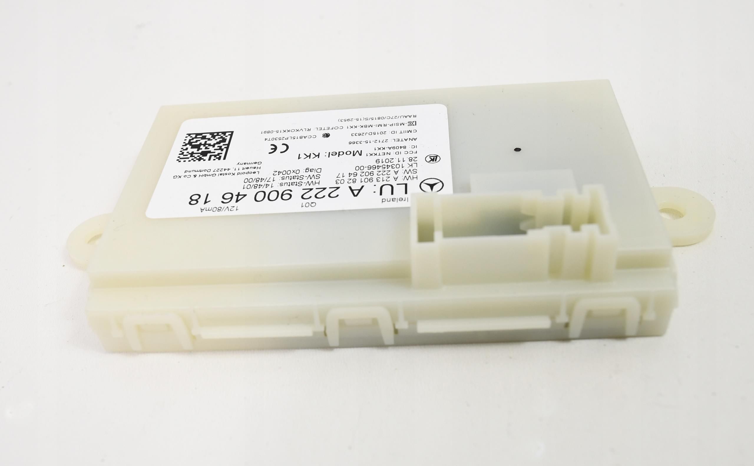 Centralny zamek Mercedes Moduł Sterownik Keyless-go A2229004618 ...