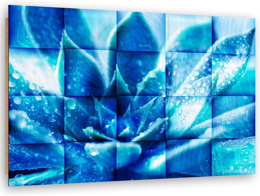 Feeby Obraz Deco Panel Niebieski Kwiat 120x80 1491858 - Opinie i ...