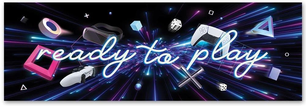 Feeby Obraz Deco Panel Napis Ready To Play 90x30 1494226 - Opinie i ...