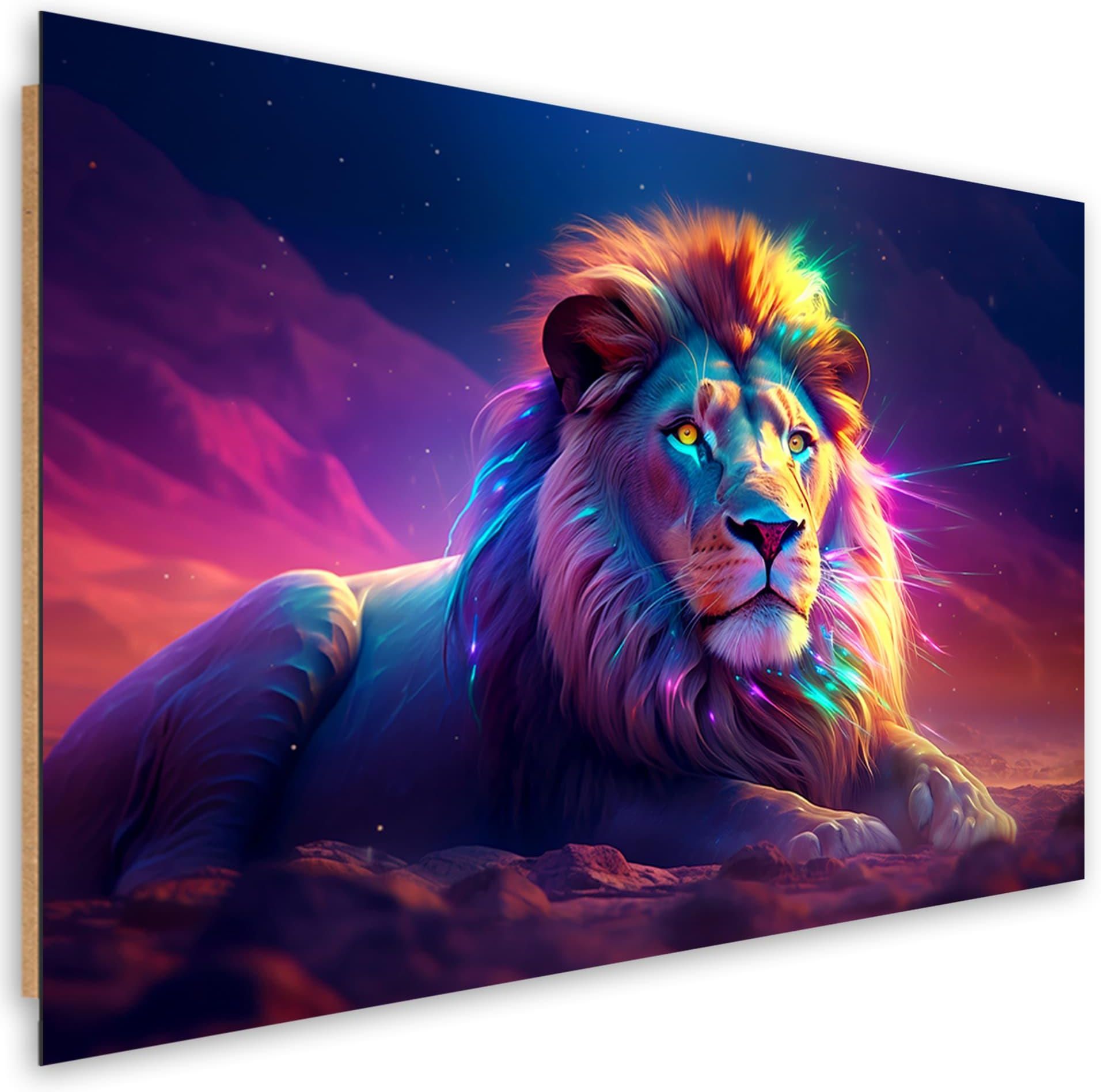 Obraz Deco Panel Neon Lew Afryka 60x40 1587777 - Opinie i atrakcyjne ...