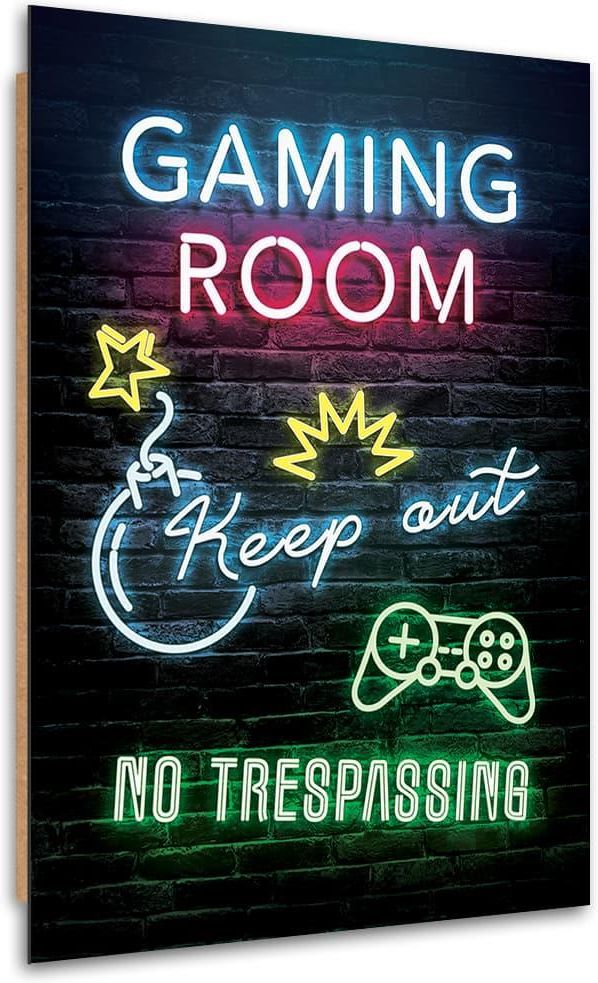 Feeby Obraz Deco Panel Napis Pokój Gracza Gaming 70x100 1494847 ...