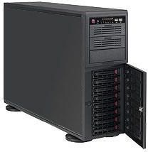 Supermicro SuperChasis 743TQ-1200B System Cabinet - Black - 4U - 11 x ...