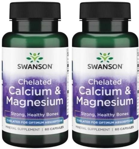 Zestaw 2x Chelated Calcium & Magnesium - Chelat Wapnia i Magnezu 60 ...