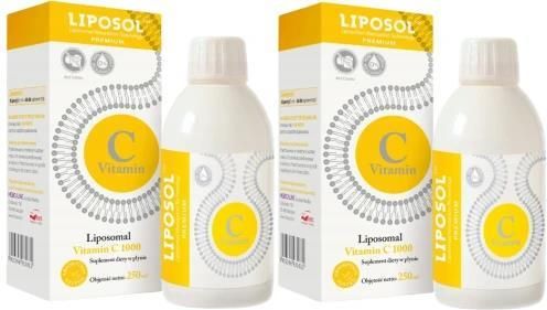 Zestaw 2x Liposol C 1000TM Liposomalna Witamina C 1000 (Buforowana) 250 ...