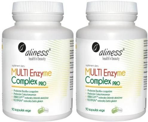 Zestaw 2x Multi Enzyme Complex Pro x 90kaps. Aliness - Opinie i ceny na ...