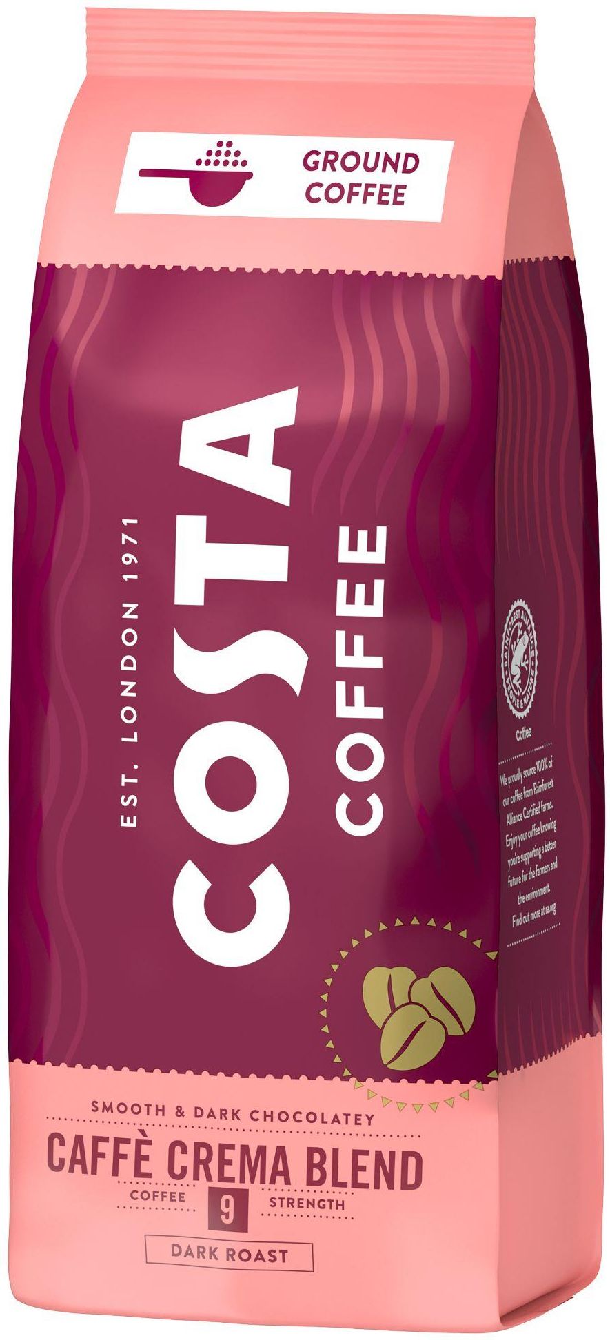 Kawa Costa Coffee Crema Blend/The Bright Blend/Signature Blend Medium ...