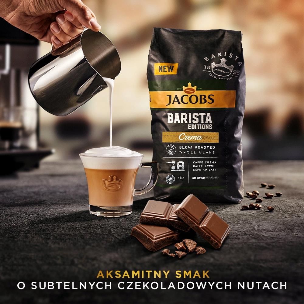 Kawa Jacobs Barista Crema/Espresso Ziarnista 2X1kg - Ceny i opinie ...