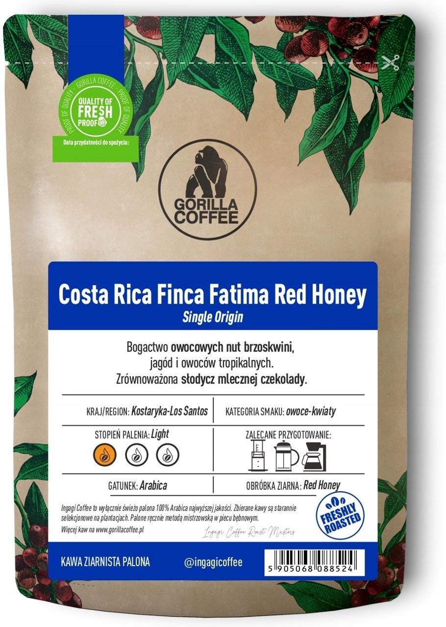 Kawa Ingagi Coffee Ingagi Kostaryka Finca Fatima Ziarnista 1kg - Ceny i ...