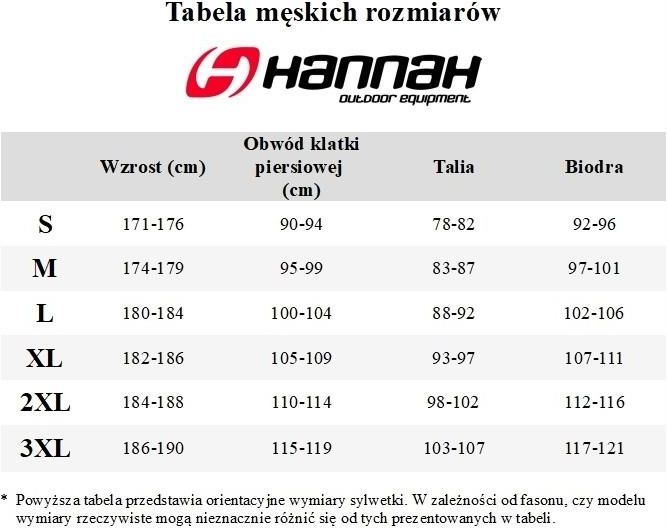 Hannah Męskie Ocieplane Xl Czarny - Ceny i opinie - Ceneo.pl