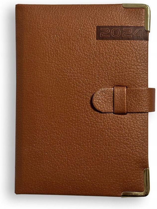 Kalendarz 2024 B7 LUX z zapinką brązowy - Ceny i opinie - Ceneo.pl