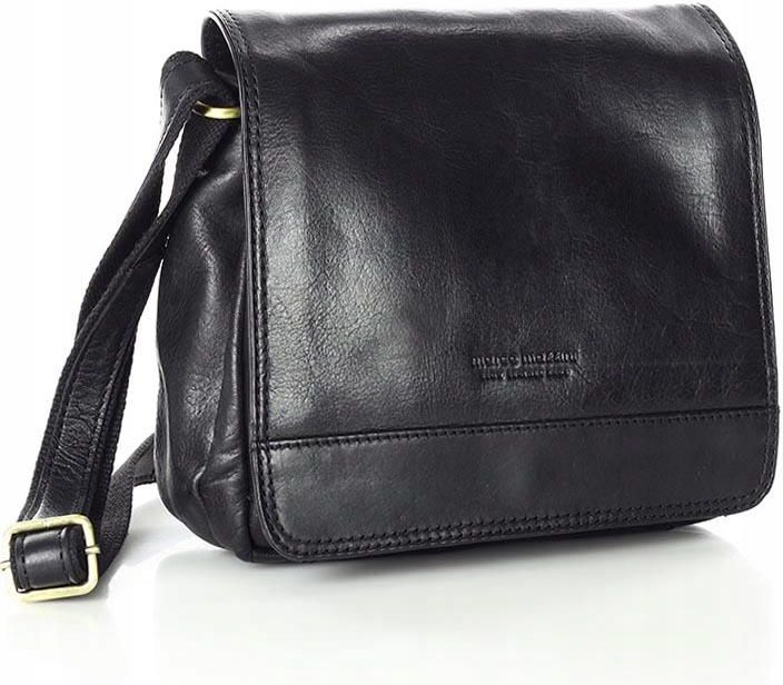 Torebka przez ramię skórzana typu crossbody czarny - Ceny i opinie ...