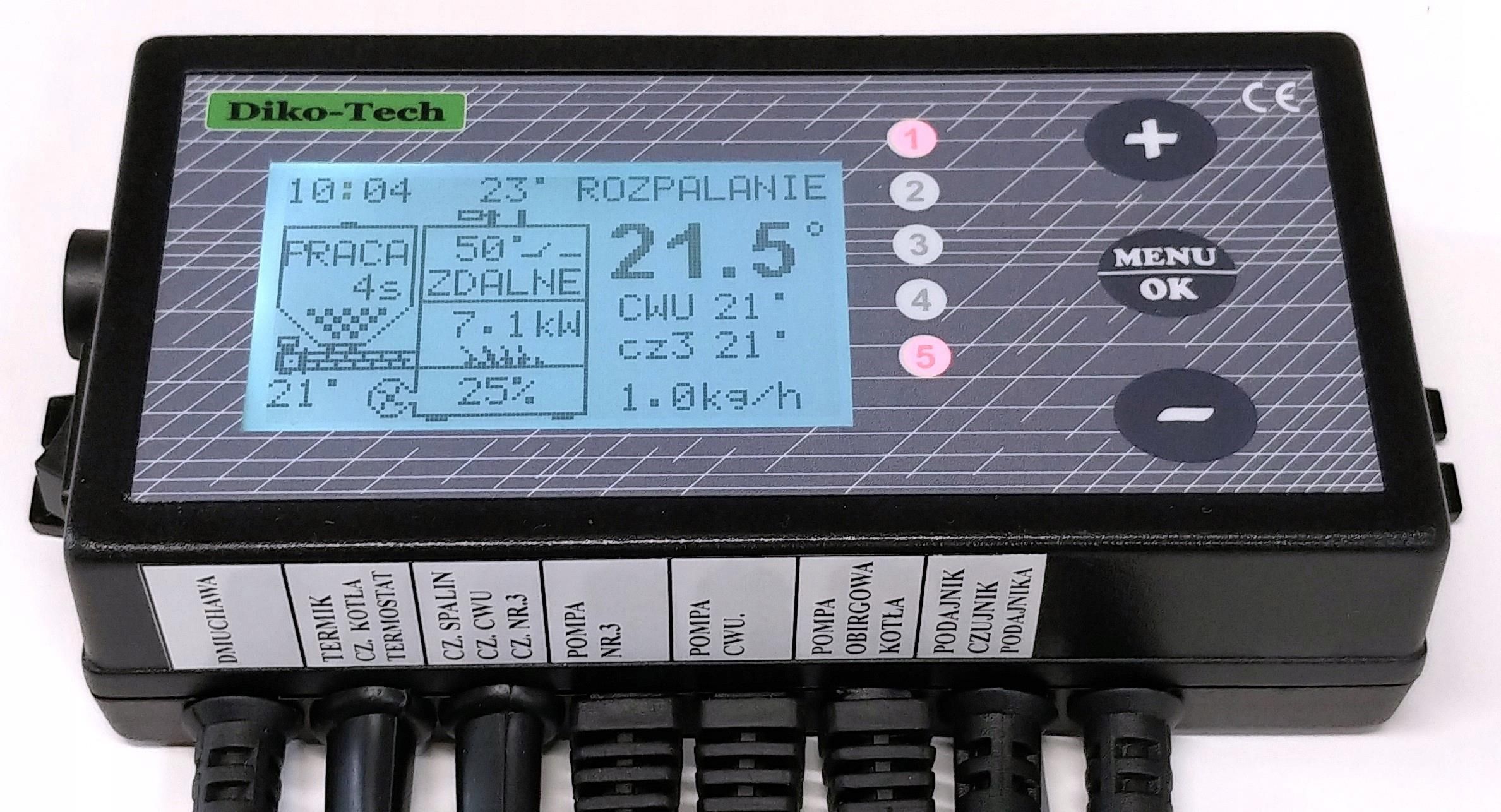 Diko-Tech Sterownik Kotła Z Podajnikiem DT02 - Opinie i ceny na Ceneo.pl