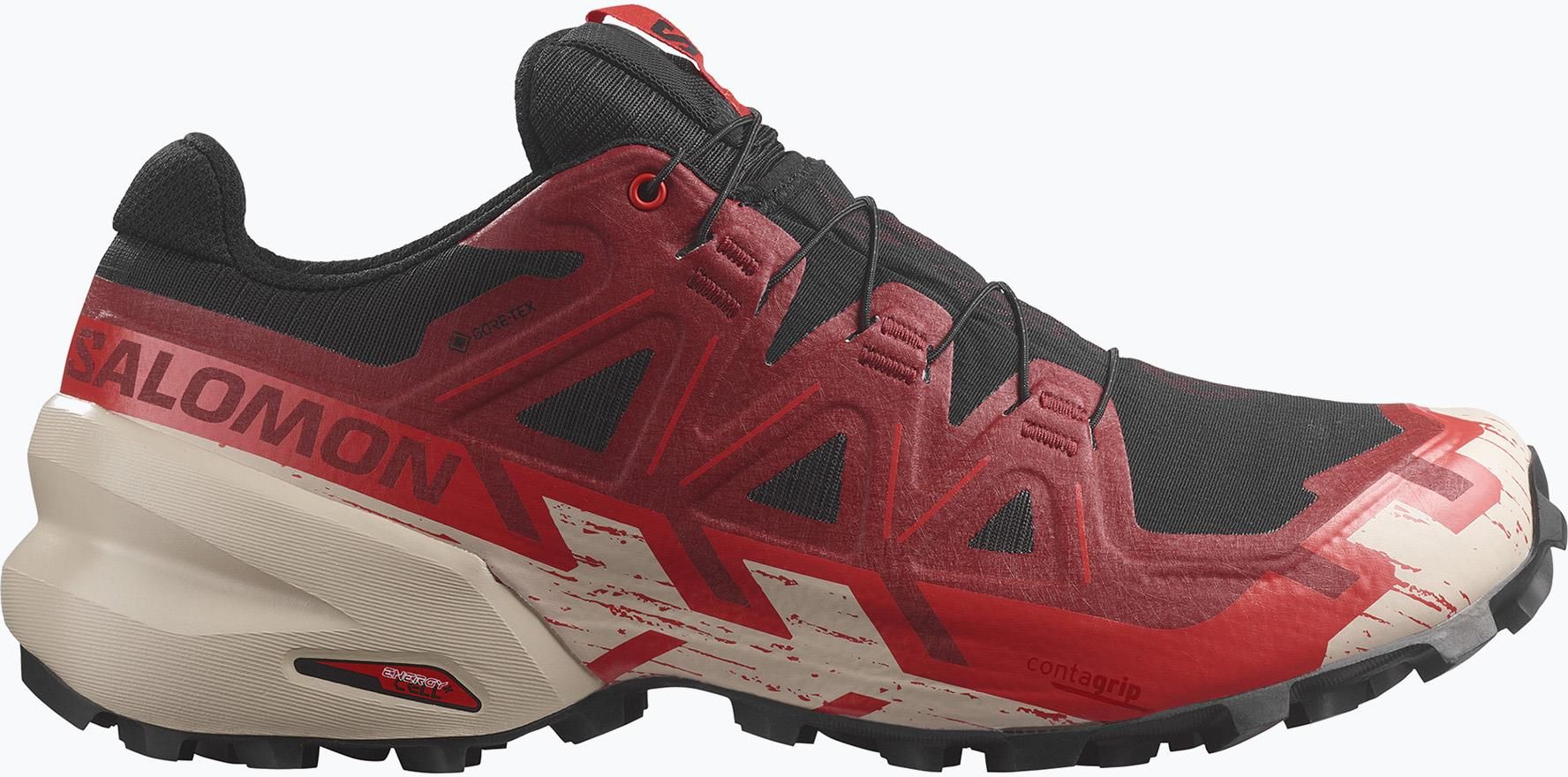 Salomon Męskie Speedcross 6 Gtx Black Red Dahlia Poppy Red - Ceny i ...