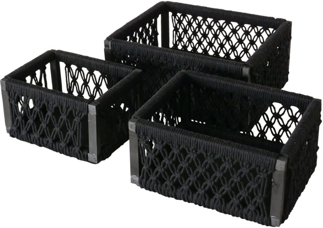 Boltze Home Boltze Zestaw Koszy Dekoracyjnych Winny 3Szt. Sosnowy ...