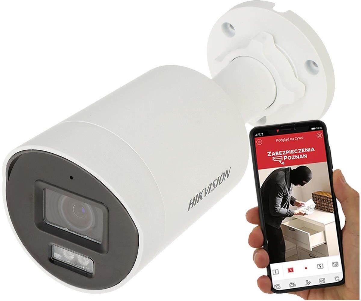 Kamera przemysłowa Hikvision Kamera Ip Ds-2Cd2087G2H-Liu 8Mpx Colorvu Acusense Android Ios Poe ...