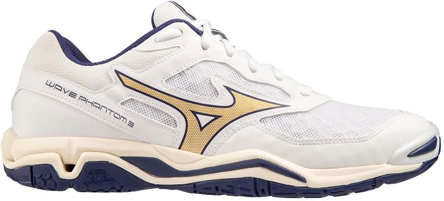 Mizuno Wave Phantom 3 White Blue Ribbon Gold - Ceny i opinie - Ceneo.pl