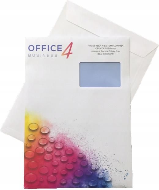 Koperty C4 Okno Z Nadrukiem Firmowym 250szt. - Ceny i opinie - Ceneo.pl