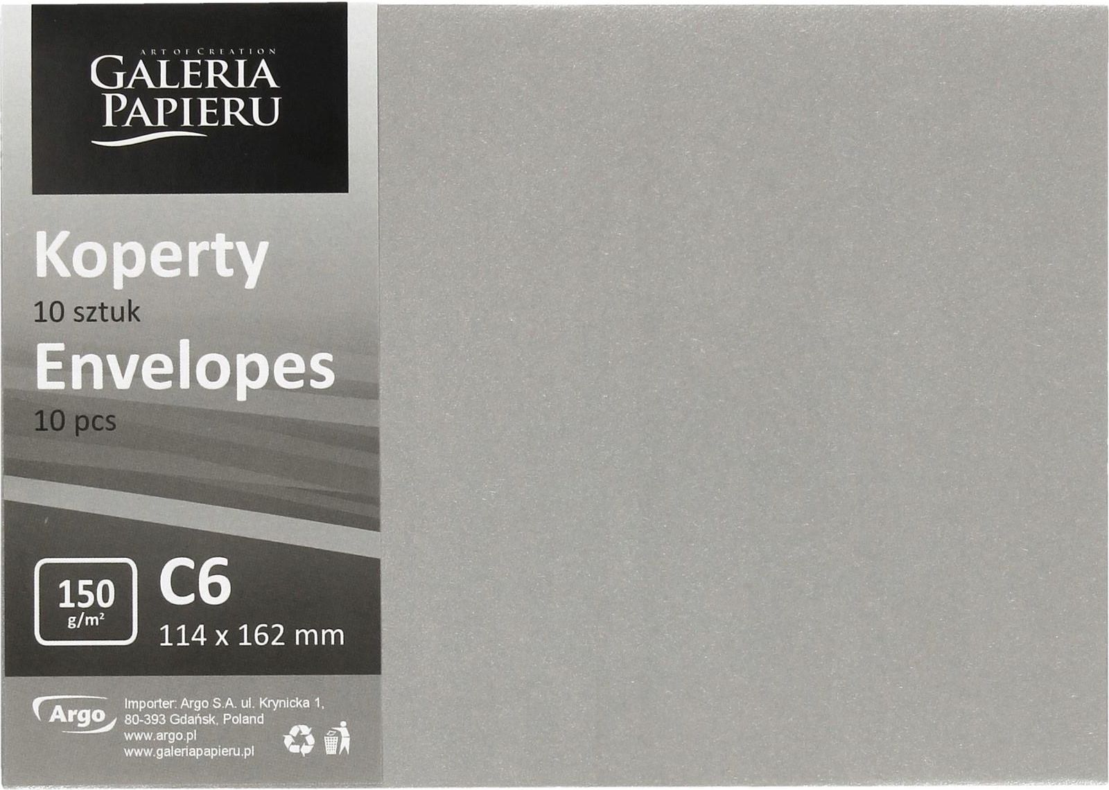 Koperty C6 Srebrny Pearl 150G (10) - Ceny i opinie - Ceneo.pl